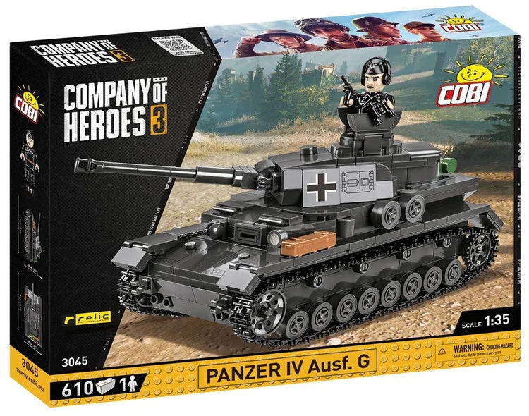 COBI Panzer IV Ausf. G COMPANY OF HEROES 3 Tank #3045 – Runamuck Workshop