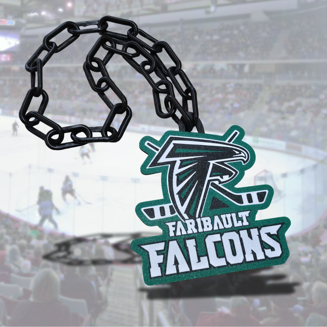 Faribault Falcons Hockey Rally Chain - 3D Printed – Runamuck Workshop